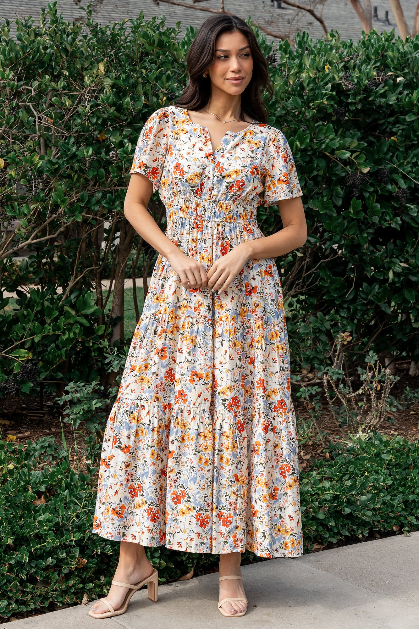 Claudia Maxi Dress | Multi Floral – Baltic Born