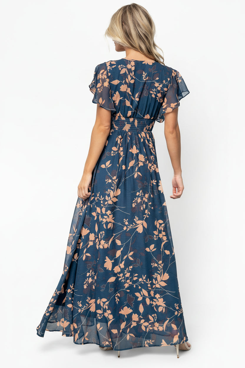 Lynlee Metallic Maxi Dress | Topaz – Baltic Born