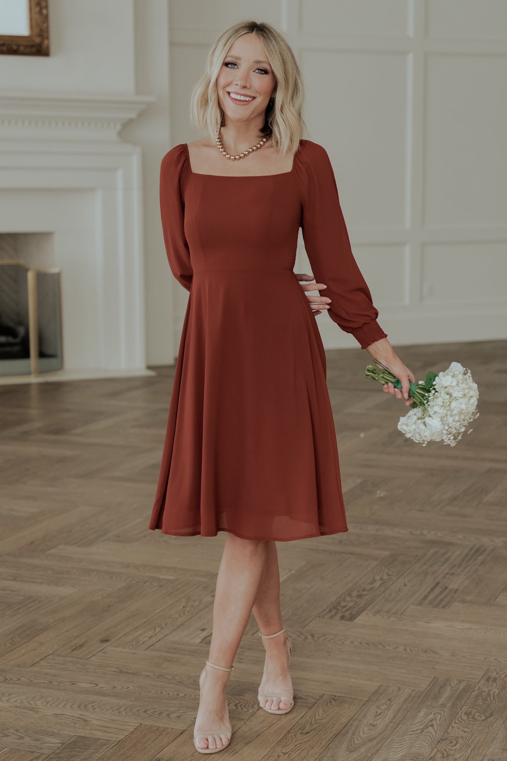 Elise Short Dress | Dark Sage | Baltic Born