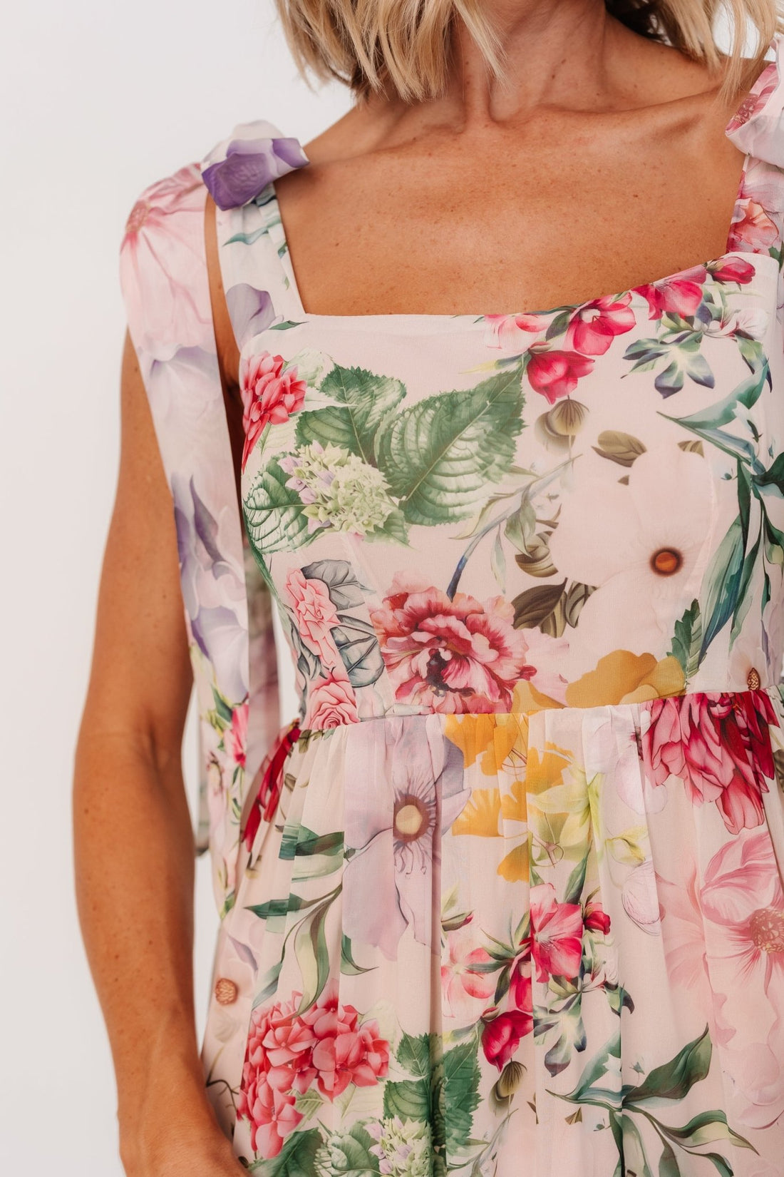 Anita Maxi Dress | Blush Multi Floral – Baltic Born