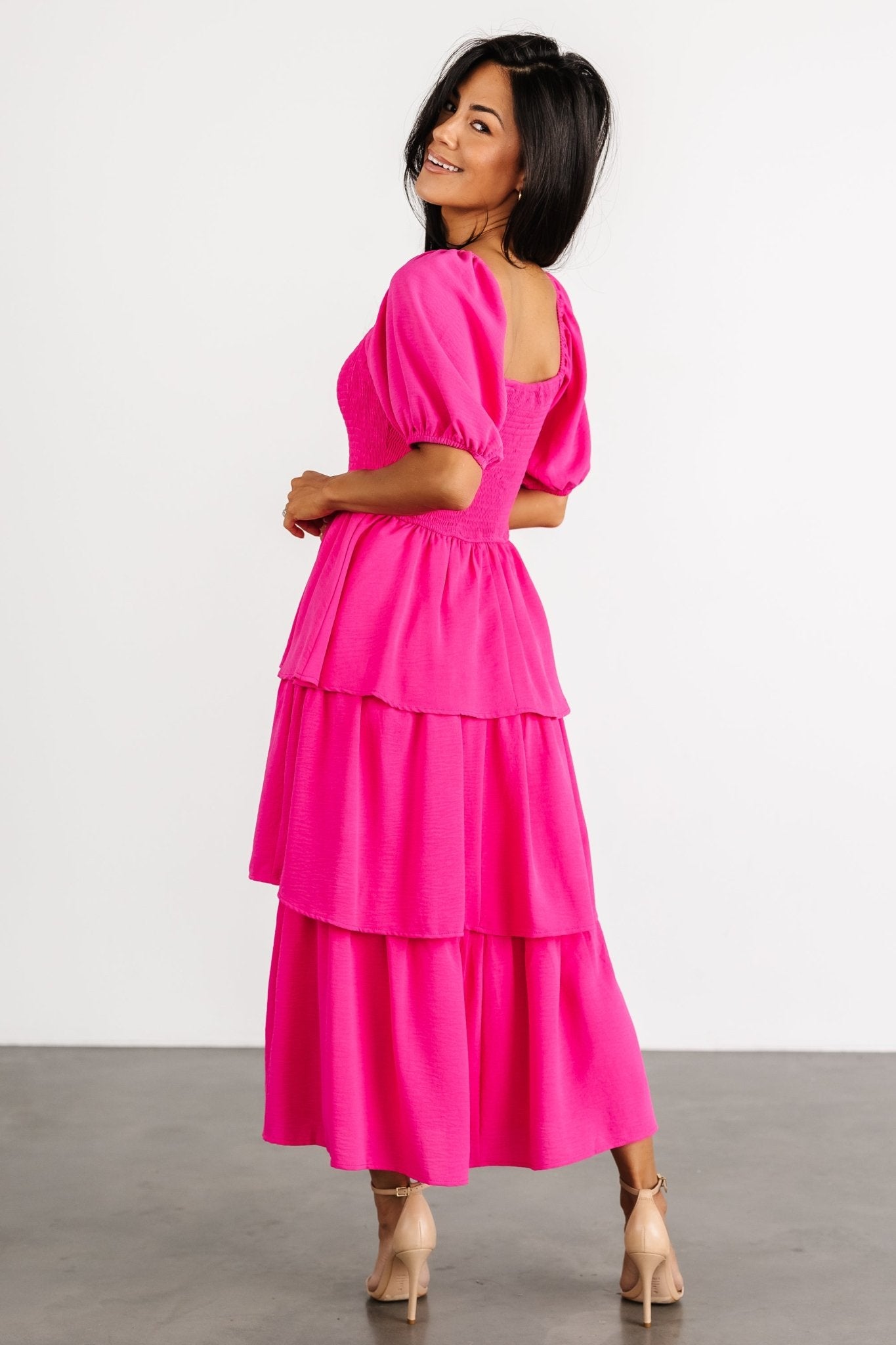 Ashbourne Tiered Dress | Cobalt | Baltic Born