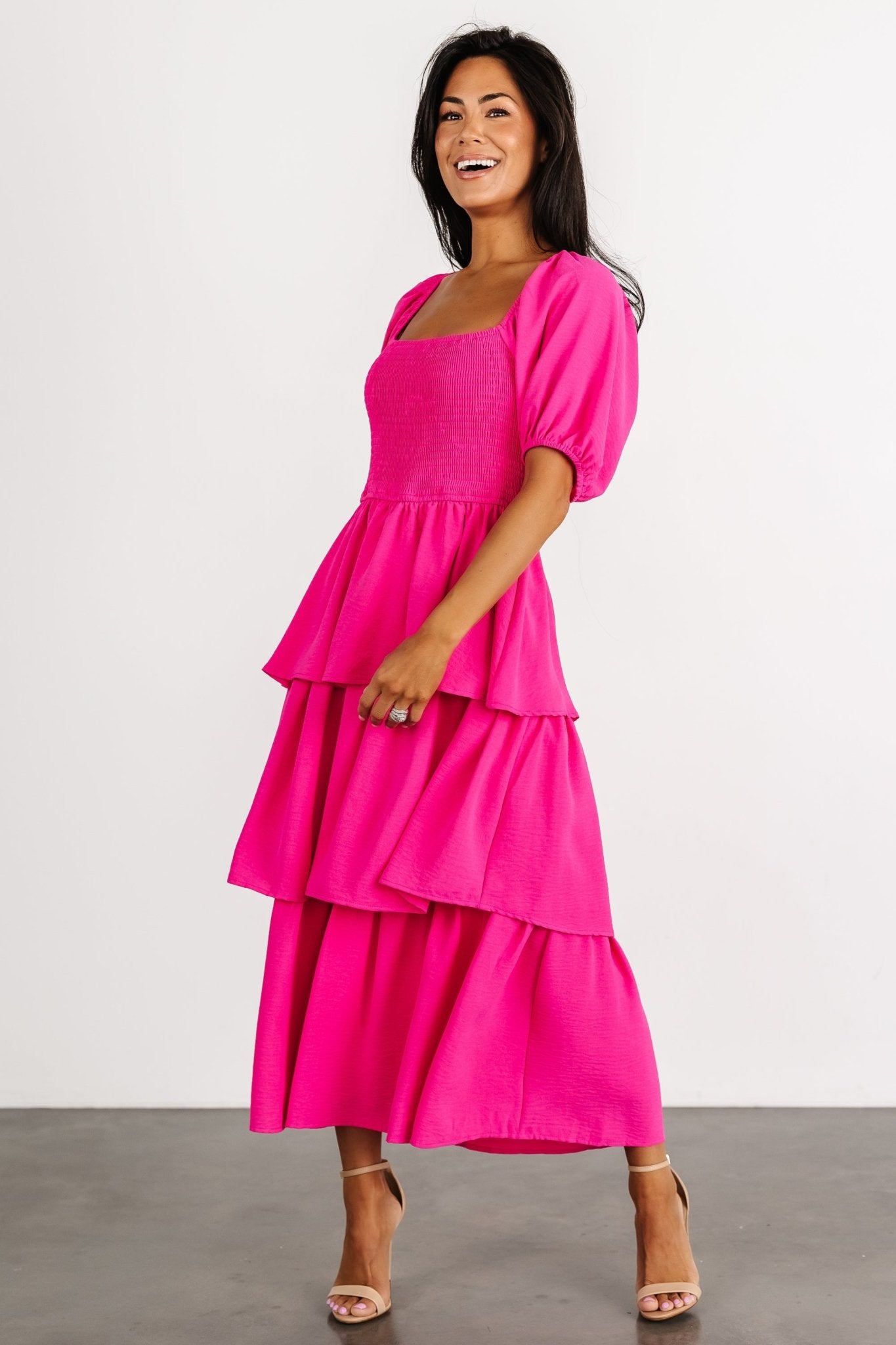 Ashbourne Tiered Dress | Cobalt | Baltic Born