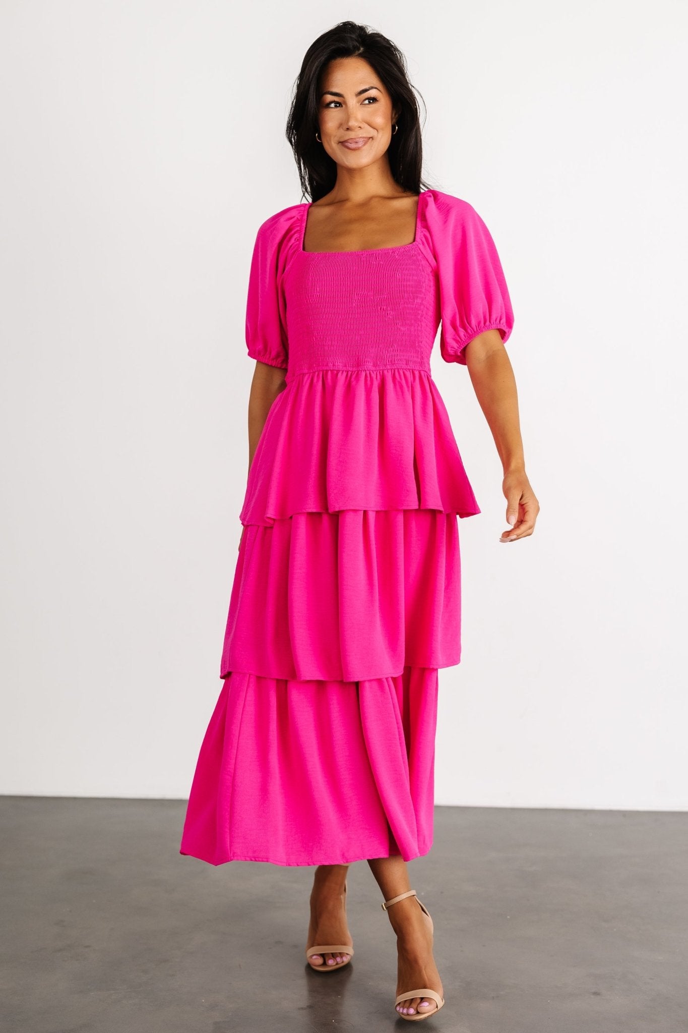 Ashbourne Tiered Dress | Cobalt | Baltic Born