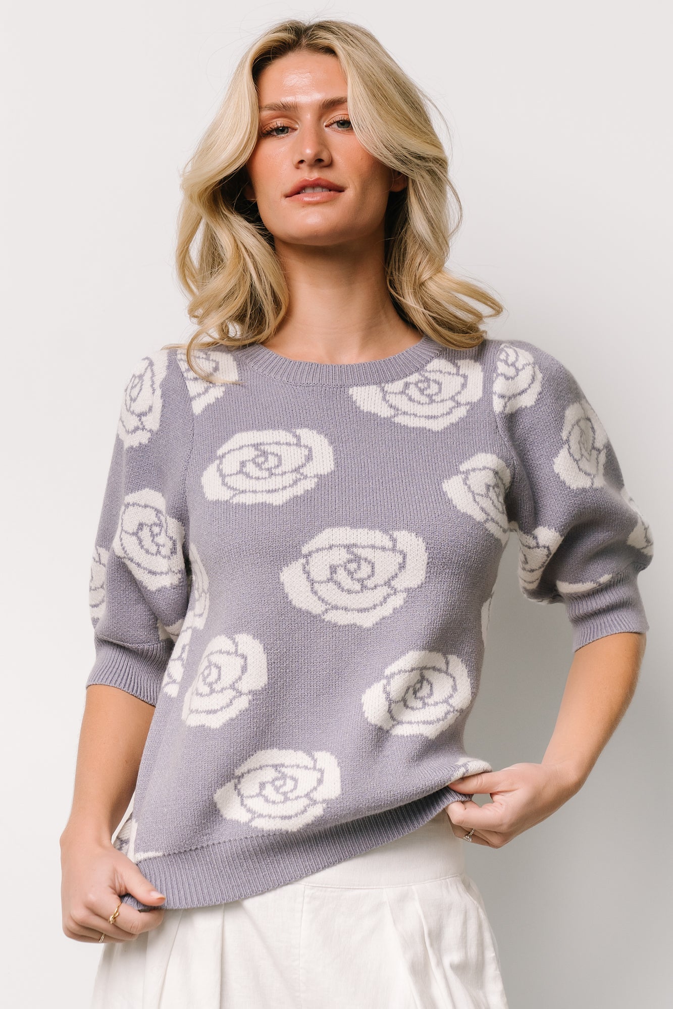 Belle Sweater Top | Dusty Lavender – Baltic Born