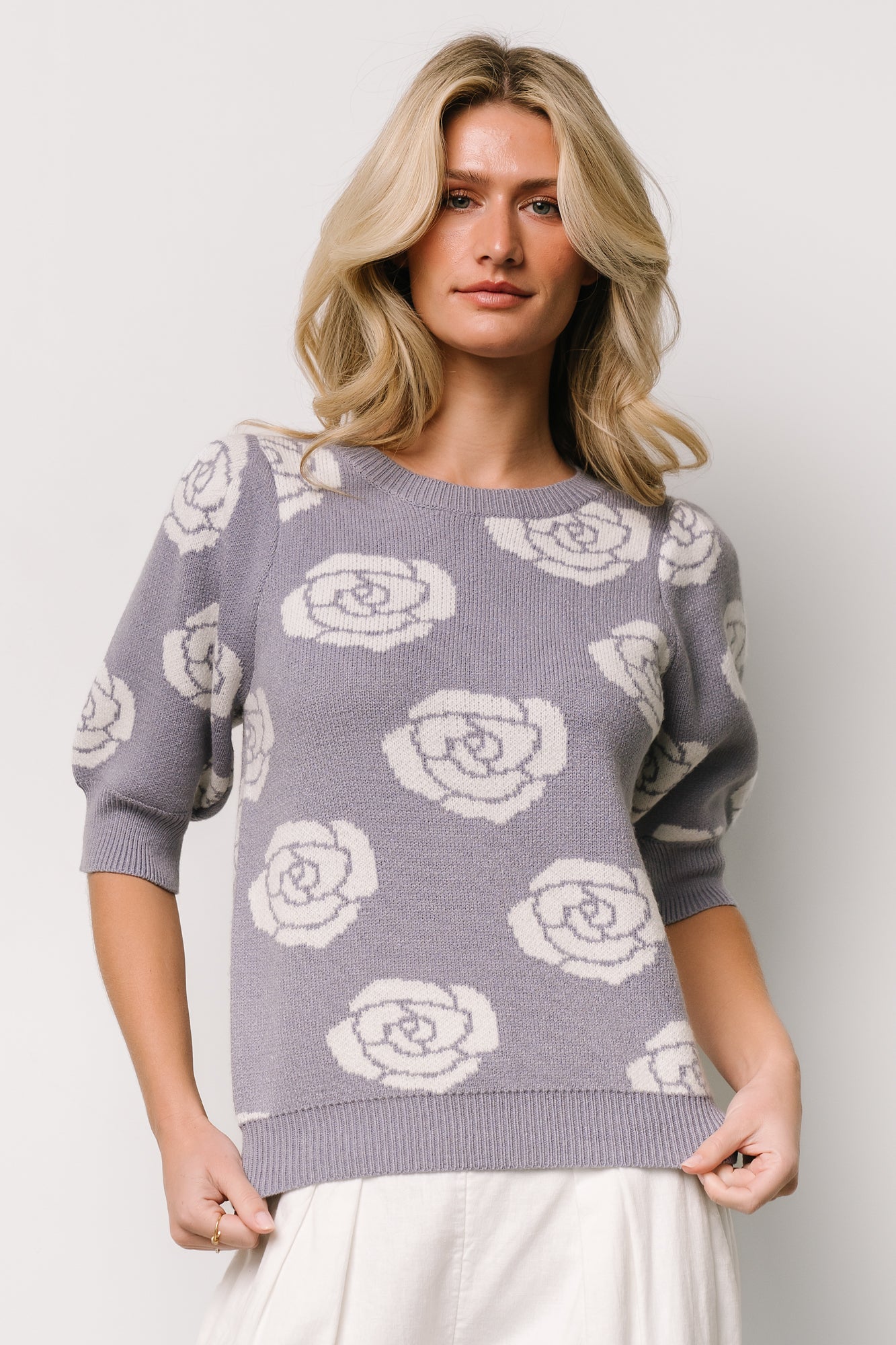 Belle Sweater Top | Dusty Lavender – Baltic Born