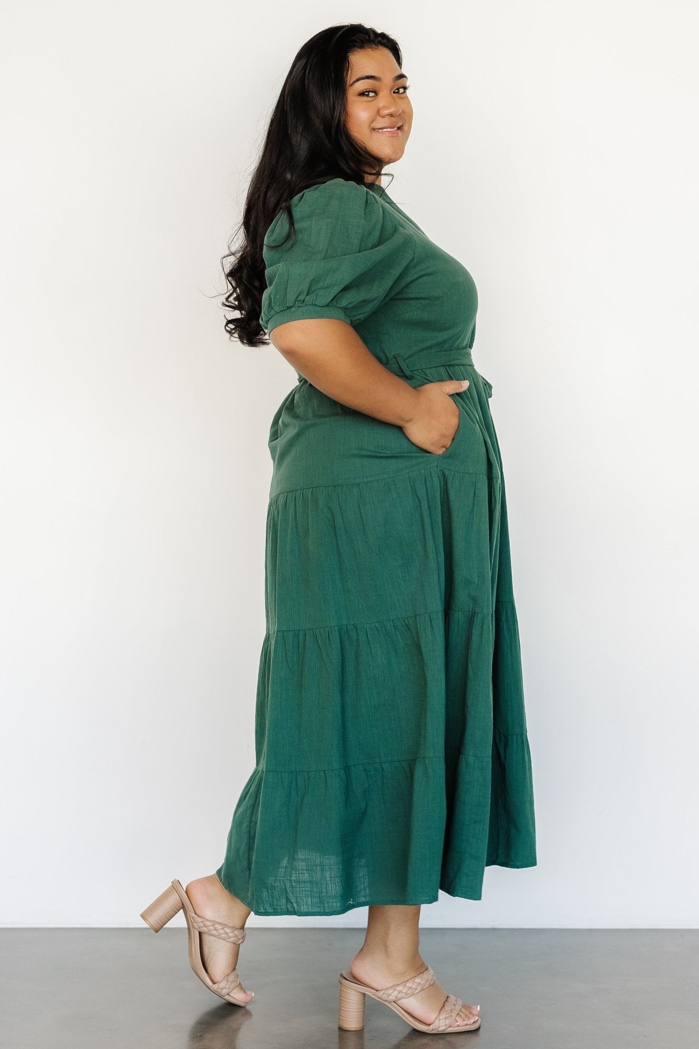Camille Maxi Dress | Vintage Green – Baltic Born