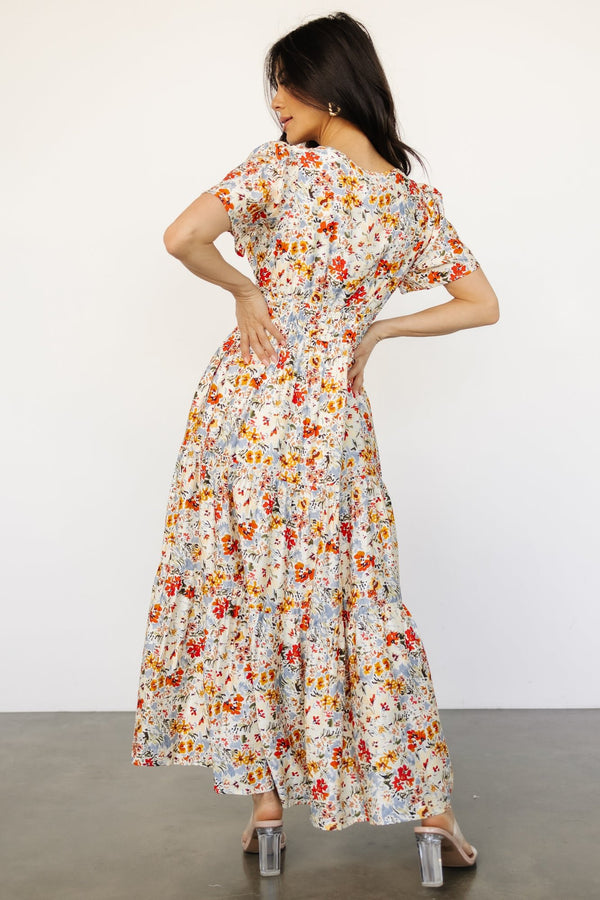 Claudia Maxi Dress | Multi Floral – Baltic Born