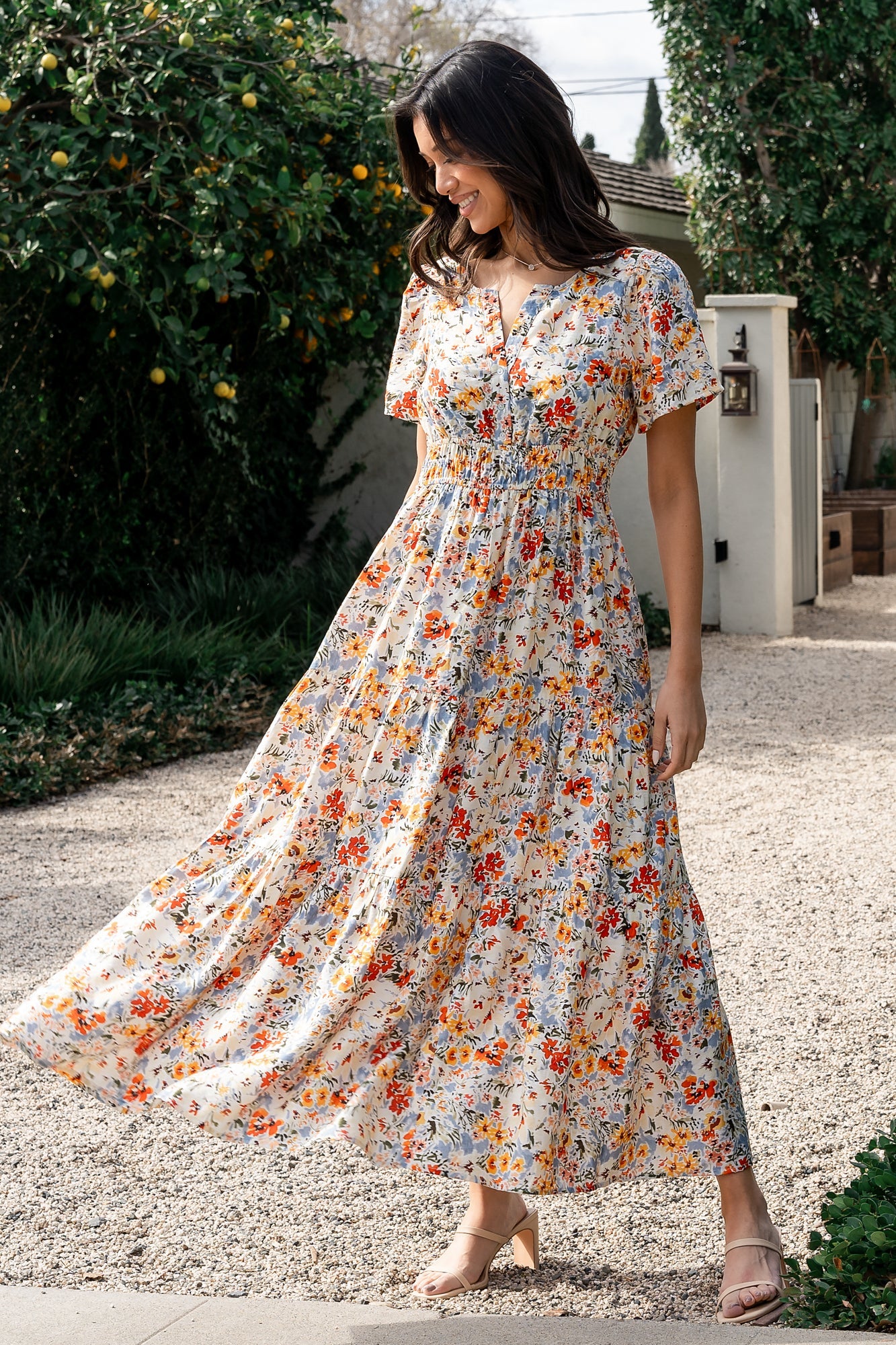 Claudia Maxi Dress | Multi Floral – Baltic Born