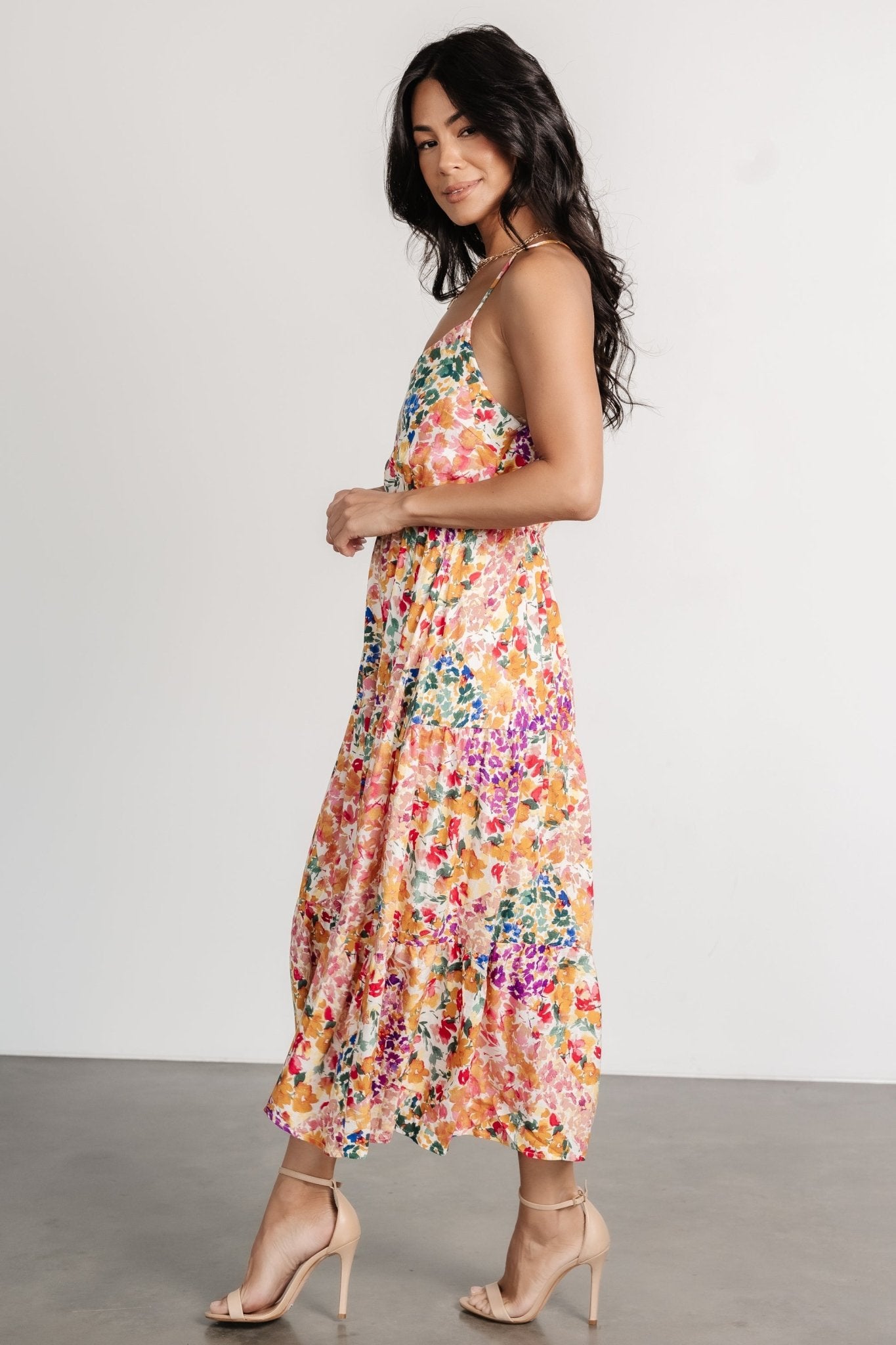 Coronado Midi Dress | Multi Floral – Baltic Born