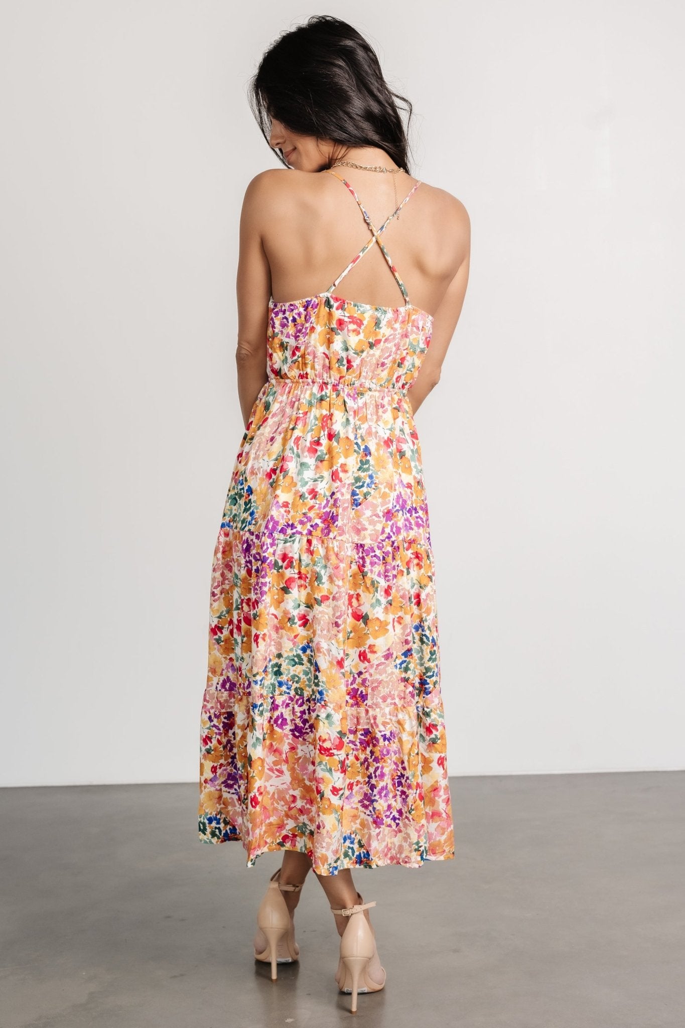 Coronado Midi Dress | Multi Floral – Baltic Born