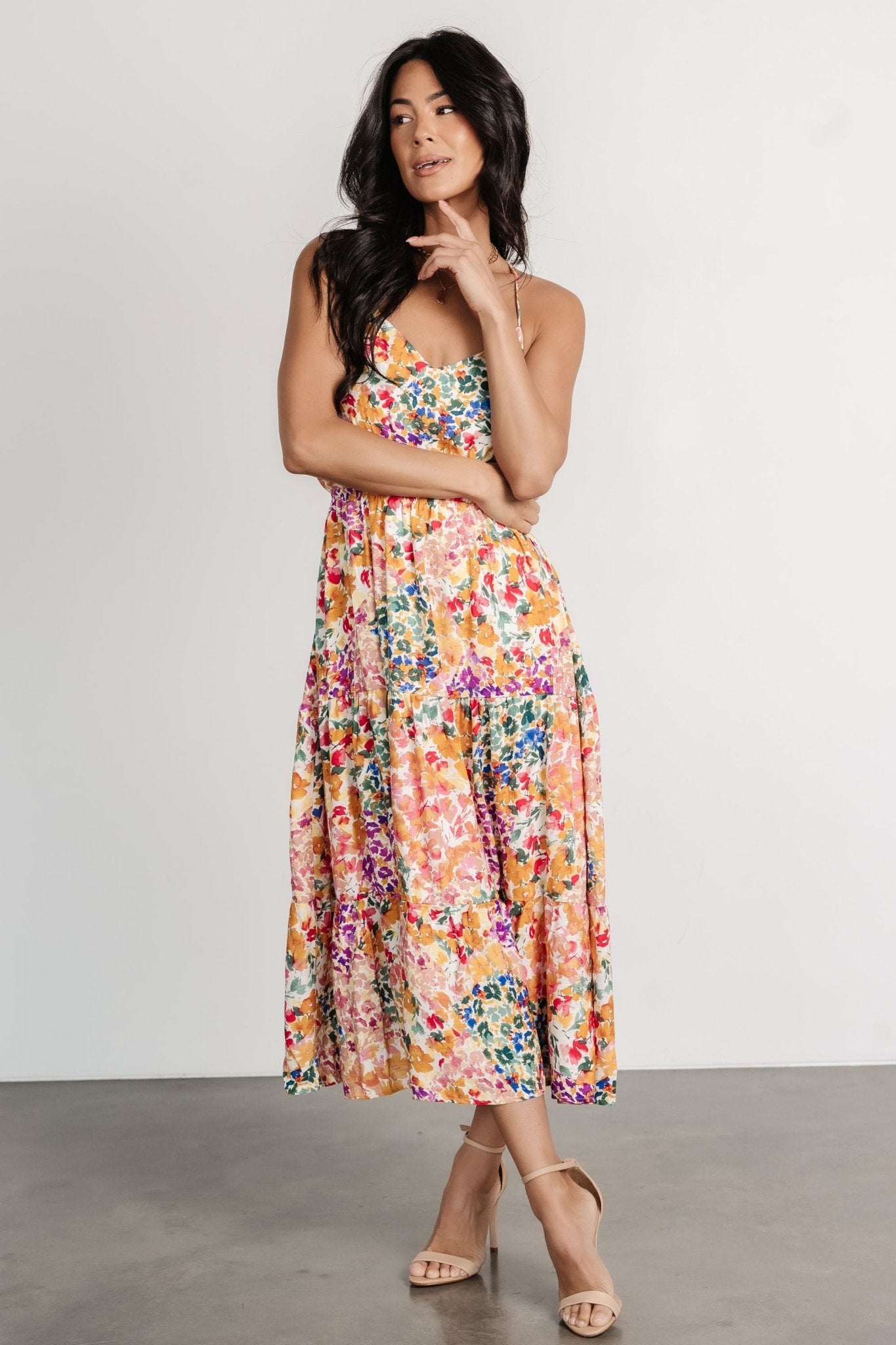 Coronado Midi Dress | Multi Floral | Baltic Born