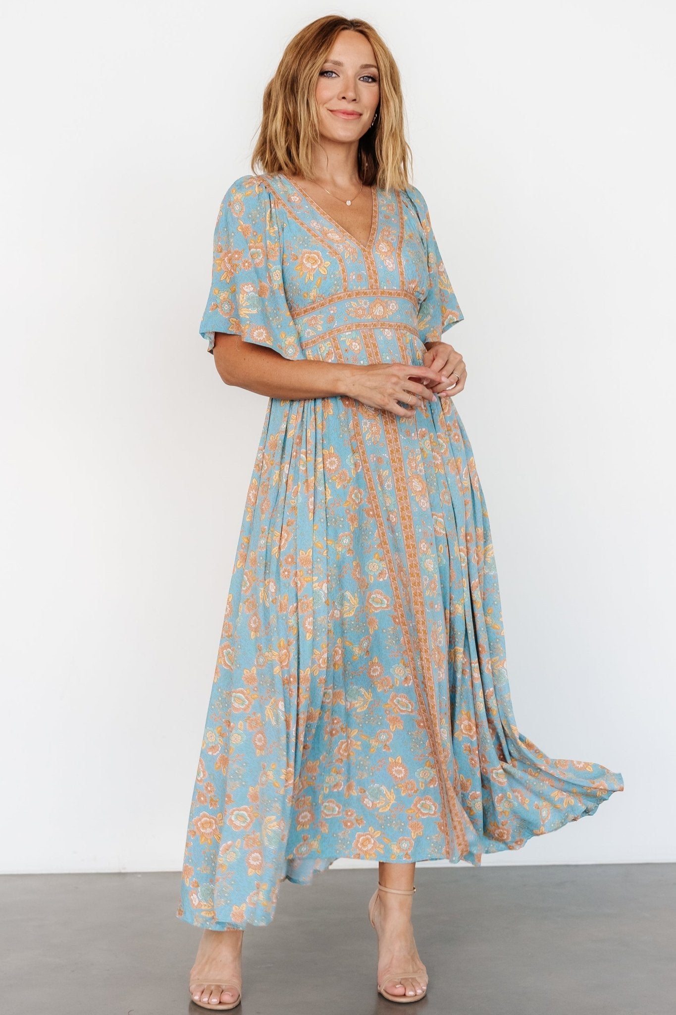 Elissa Maxi Dress | Midnight Floral | Baltic Born