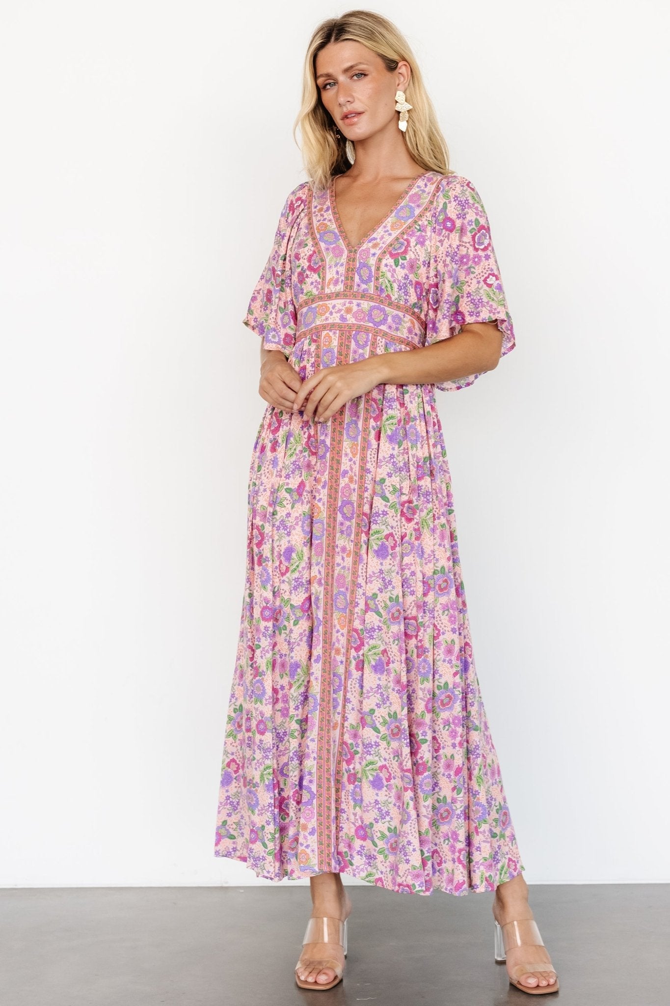 Elissa Maxi Dress | Midnight Floral | Baltic Born