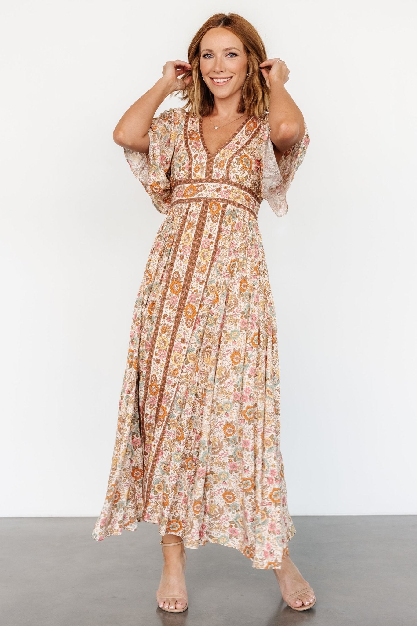 Elissa Maxi Dress | Midnight Floral | Baltic Born