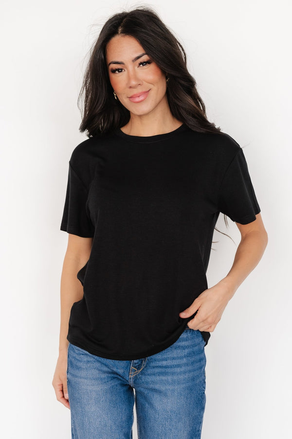 Elliot Relaxed Tee | Black – Baltic Born