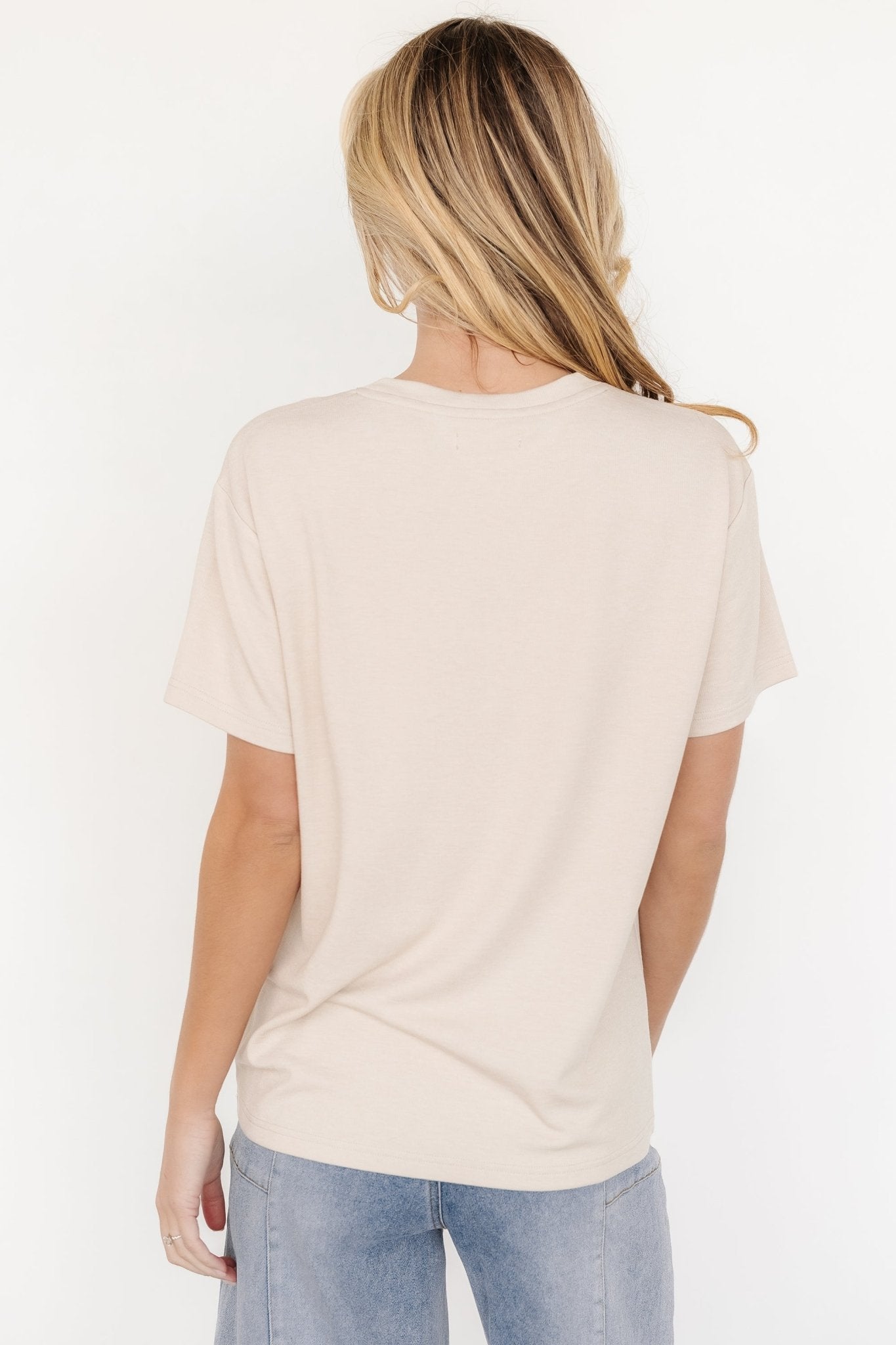 Elliot Relaxed Tee — Natural, Short-Sleeve | Baltic Born