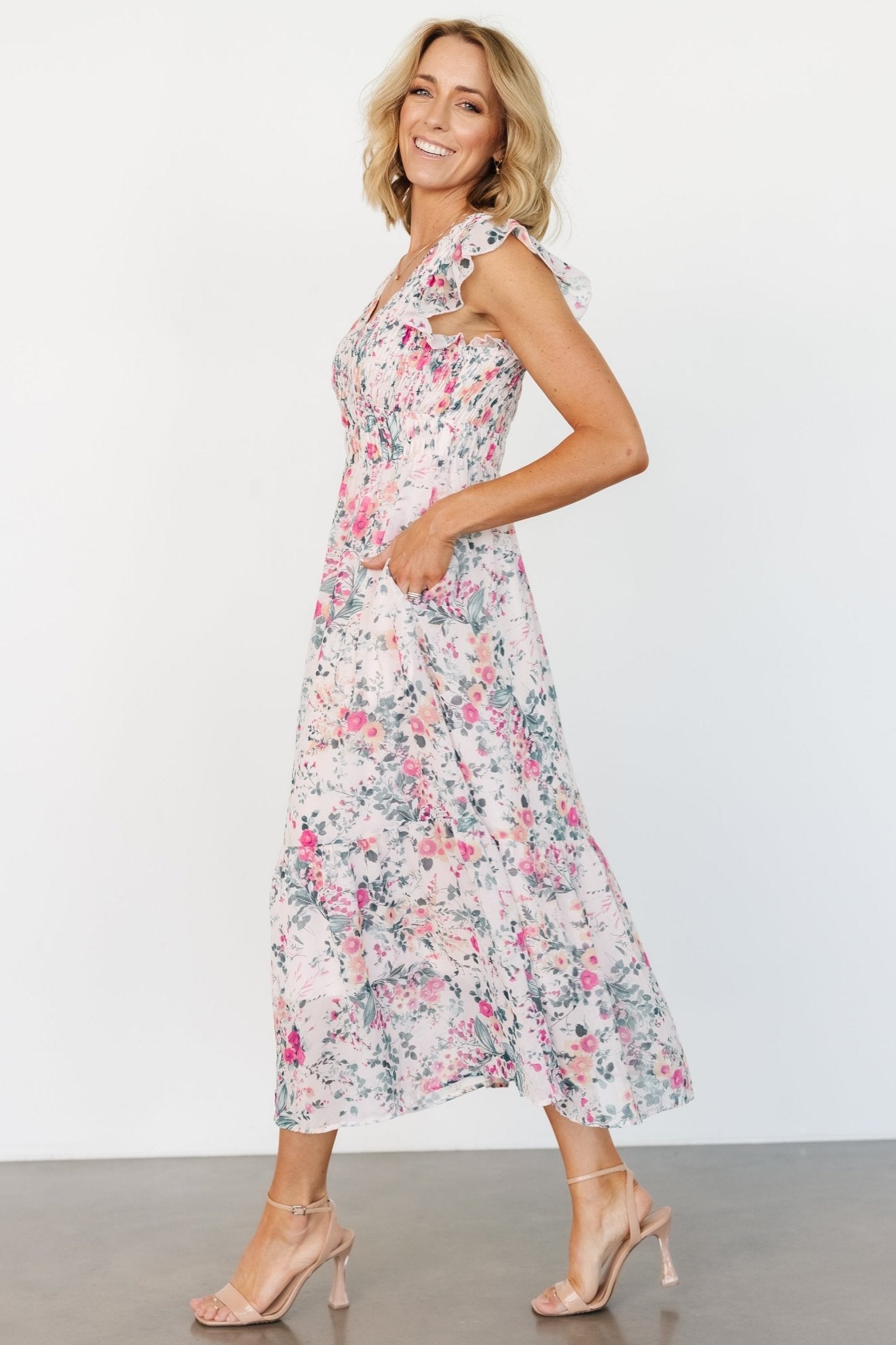 Florencia Dress | Blush + Sage – Baltic Born