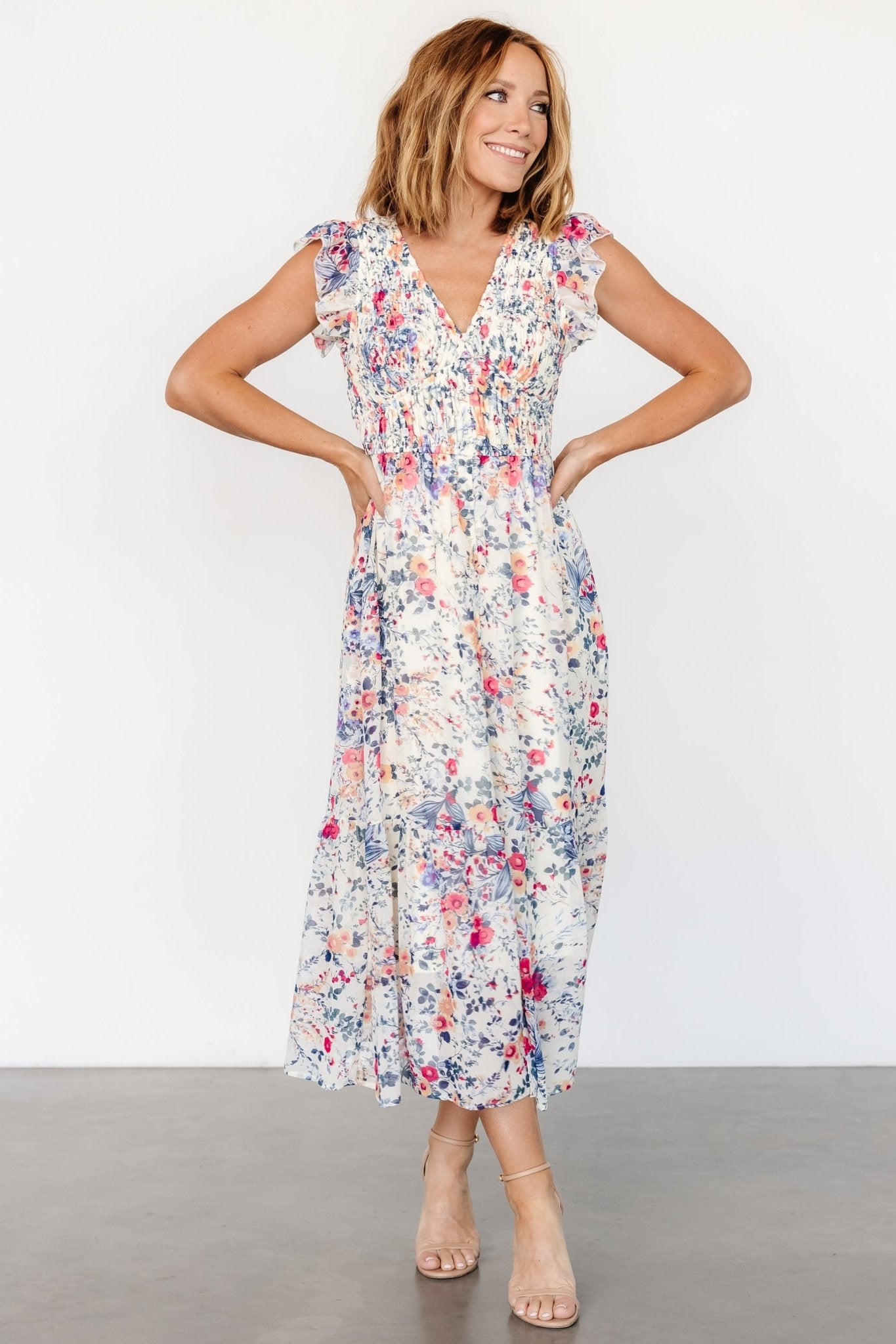 Florencia Dress | Blush + Sage | Baltic Born