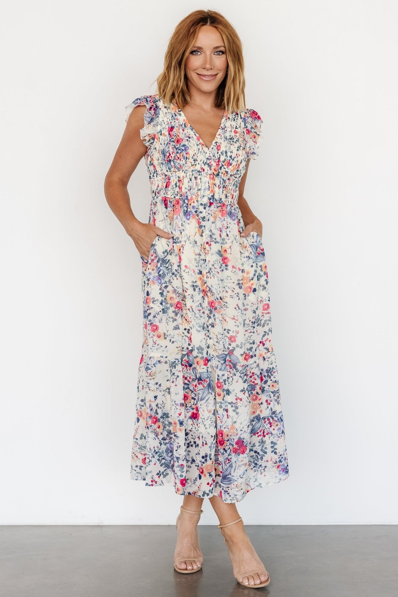 Florencia Dress | Blush + Sage | Baltic Born