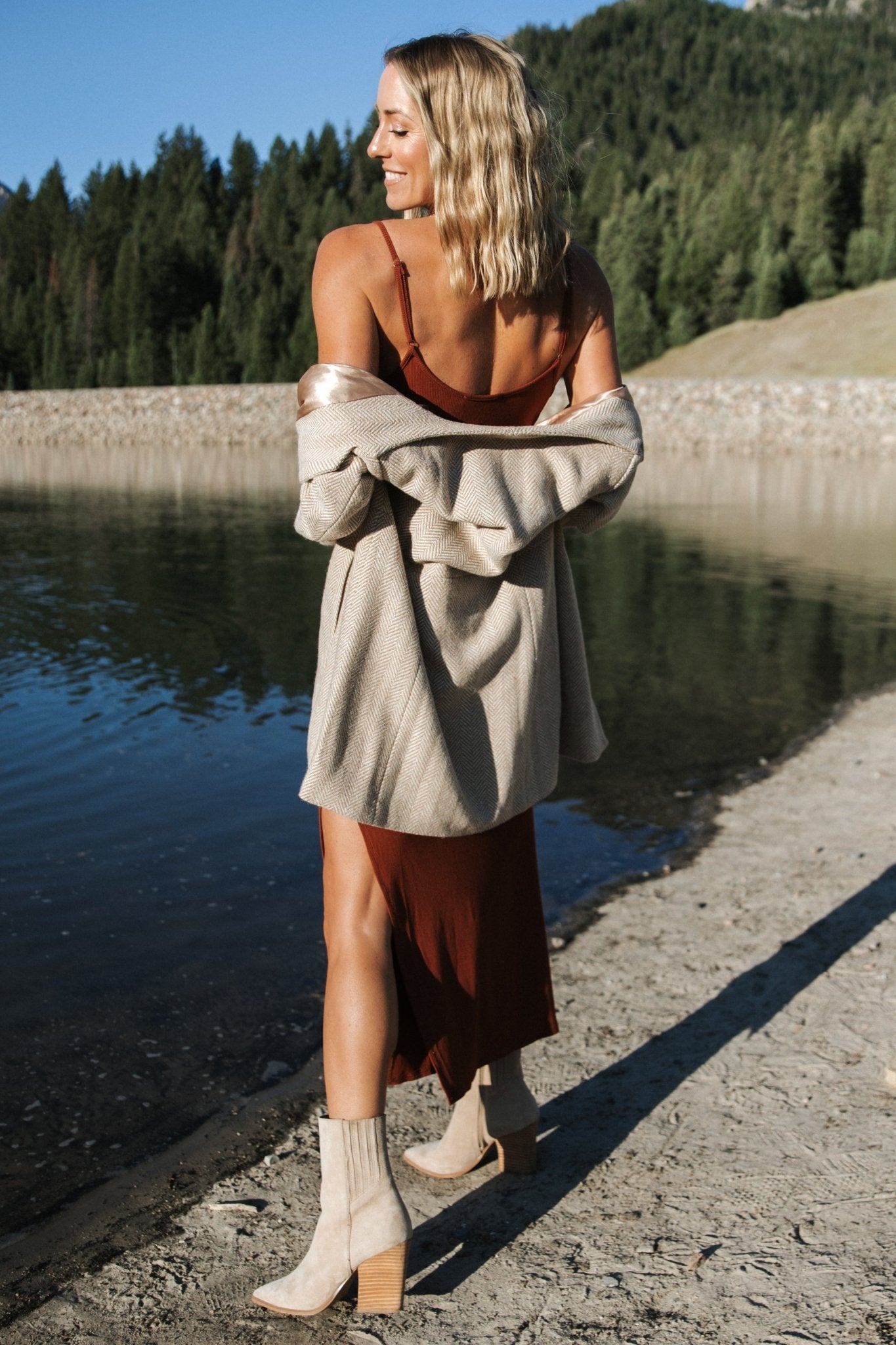 Kade Bodycon Tank Dress | Olive | Baltic Born