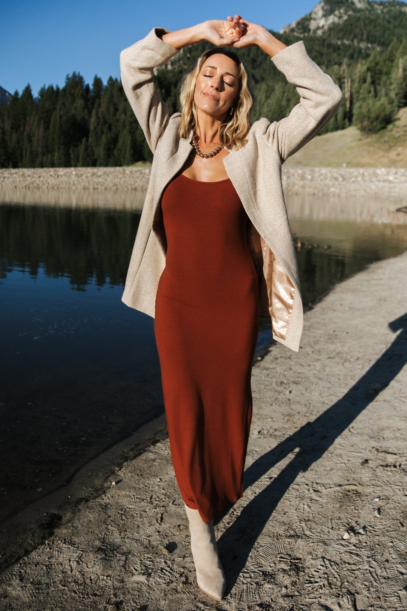 Kade Bodycon Tank Dress | Olive | Baltic Born