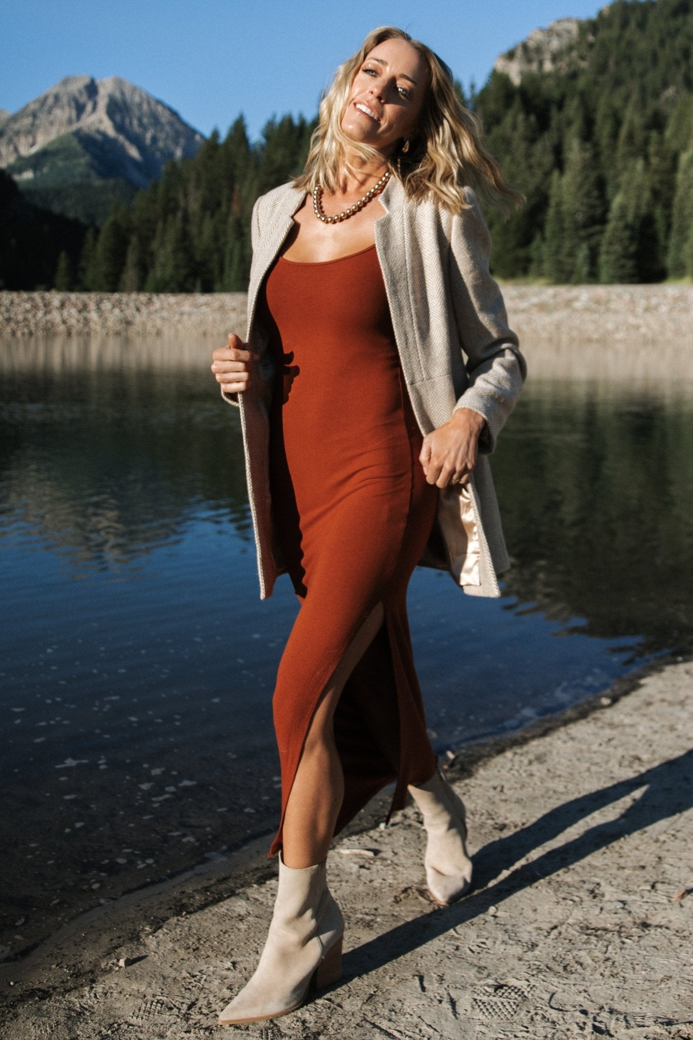 Kade Bodycon Tank Dress | Olive | Baltic Born