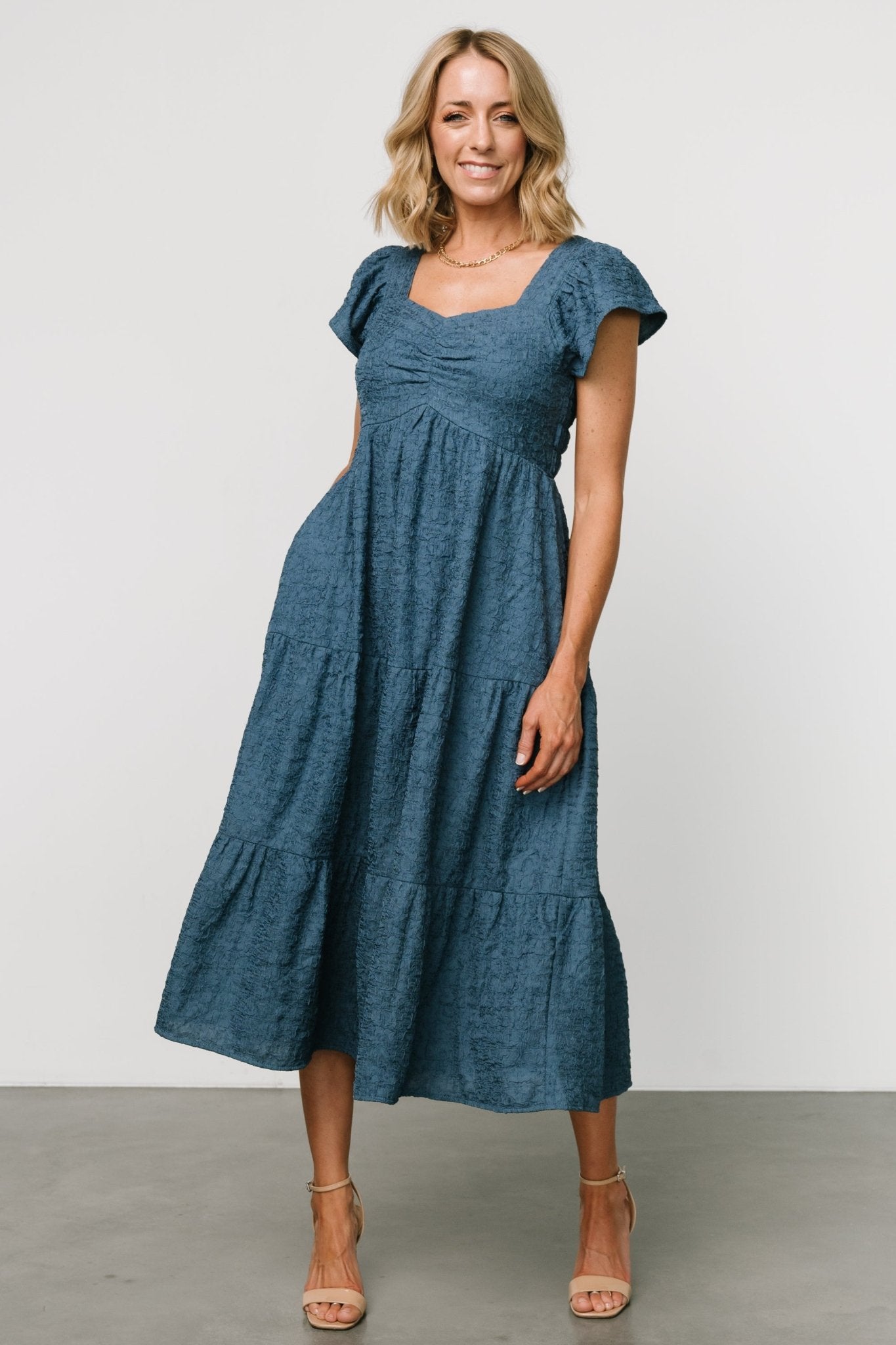 Kesler Midi Dress | Blue – Baltic Born