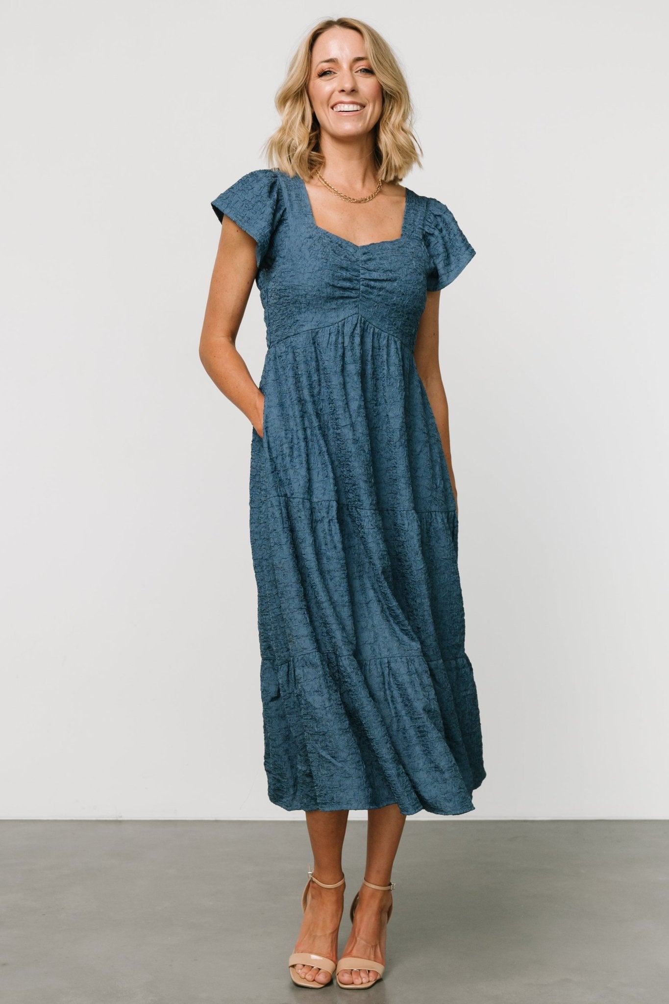 Kesler Midi Dress | Blue – Baltic Born