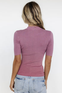 Libby Knit Top | Mauve – Baltic Born