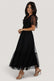 Martha Smocked Tulle Dress | Black – Baltic Born