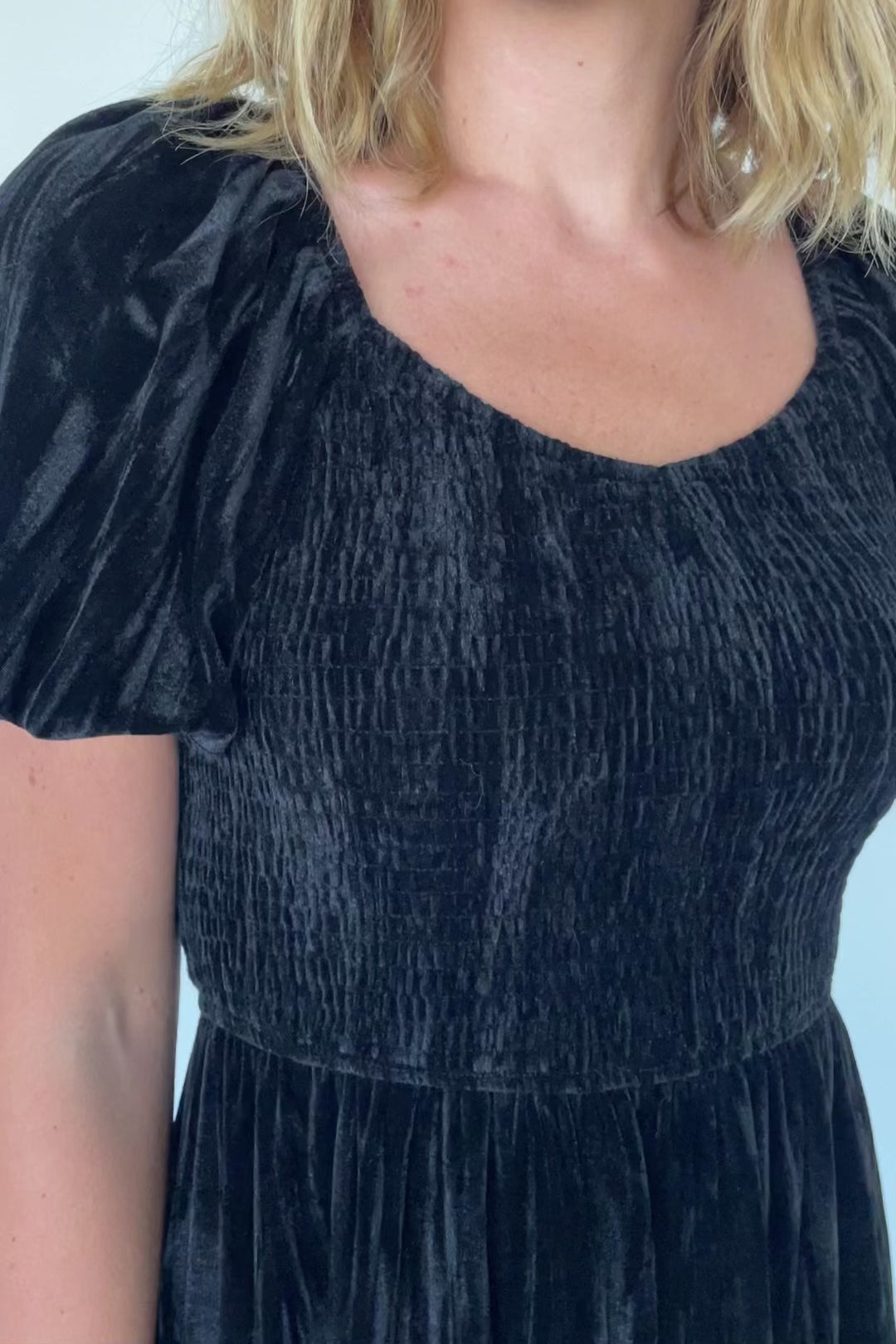 Colleen Velvet Maxi Dress | Black – Baltic Born