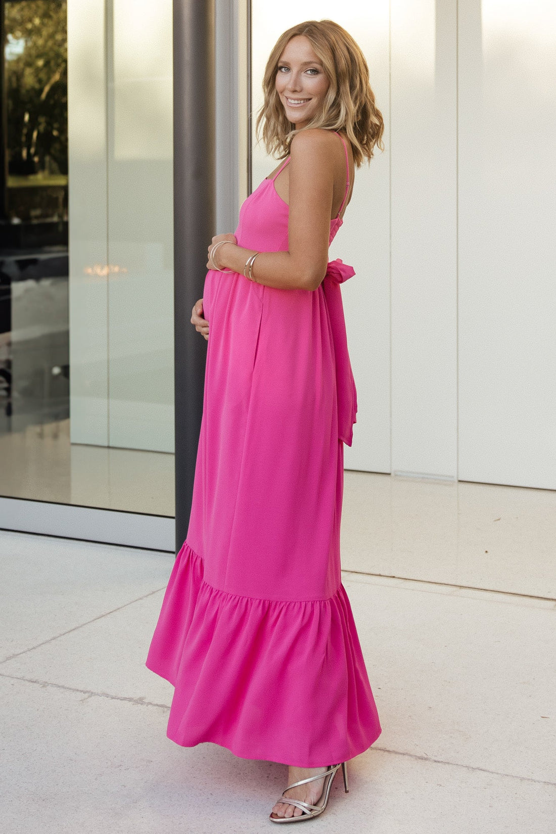 Regan Tank Maxi Dress | Fuchsia – Baltic Born