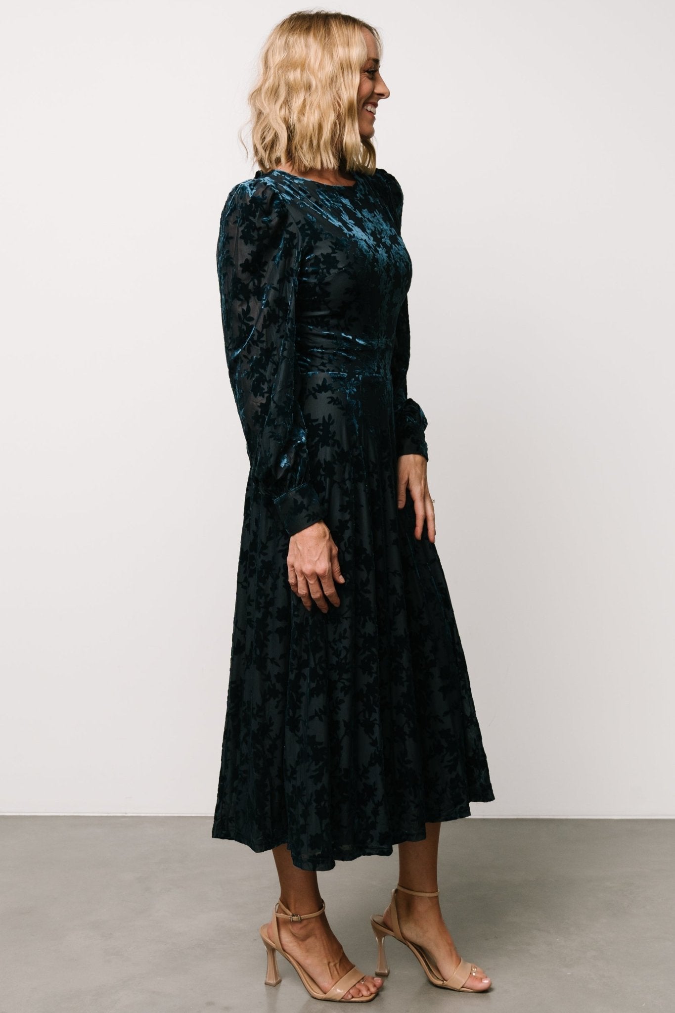 Savi Tie Back Dress | Deep Teal – Baltic Born