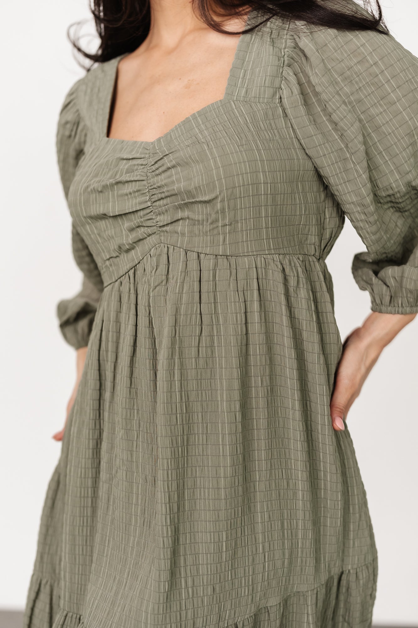 Vaeda Midi Dress | Olive – Baltic Born