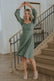 Elise Short Dress | Dark Sage – Baltic Born