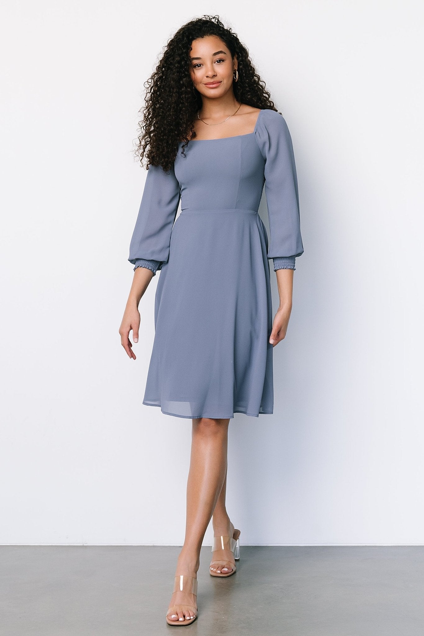 Elise Short Dress | Dark Sage | Baltic Born