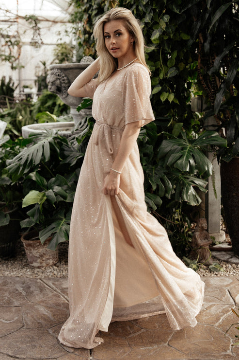 Grace Sparkle Gown | Champagne – Baltic Born