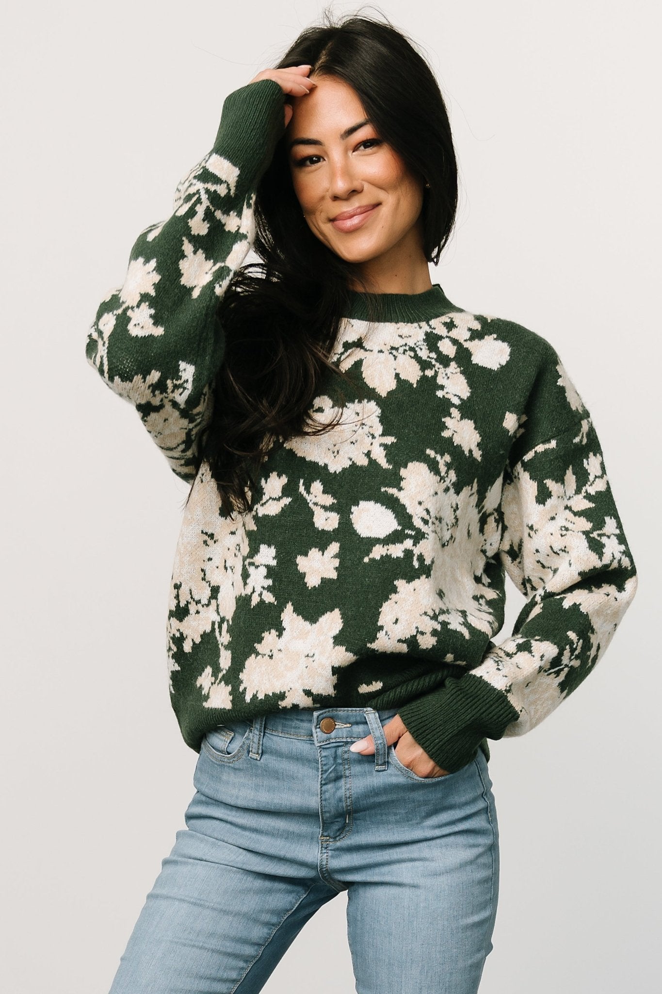 Legend Sweater | Light Green Print | Baltic Born