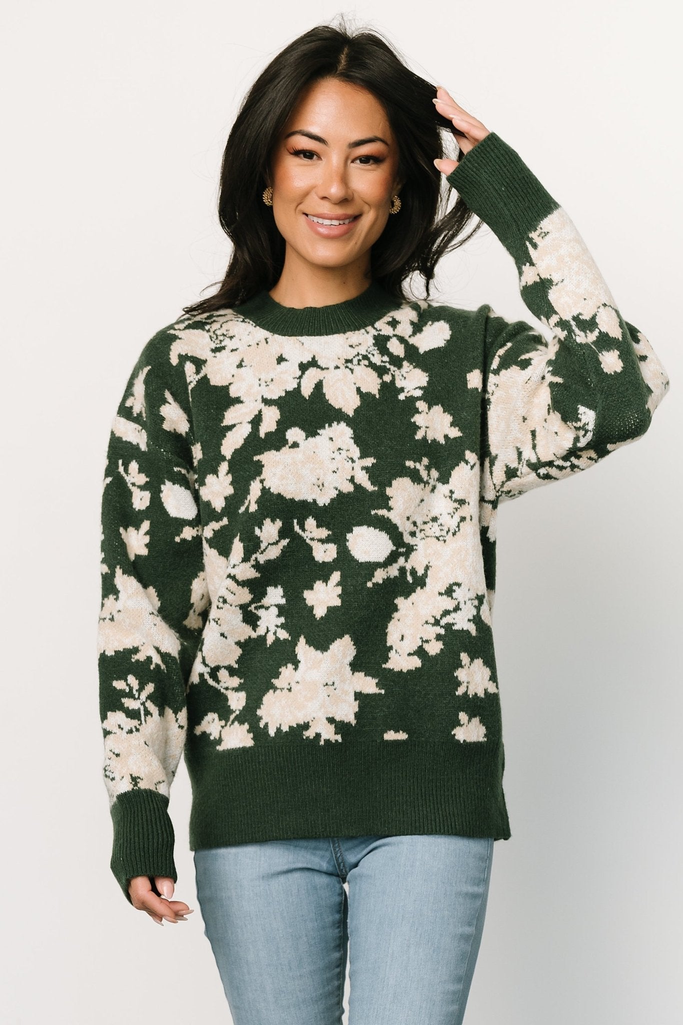Legend Sweater | Light Green Print | Baltic Born