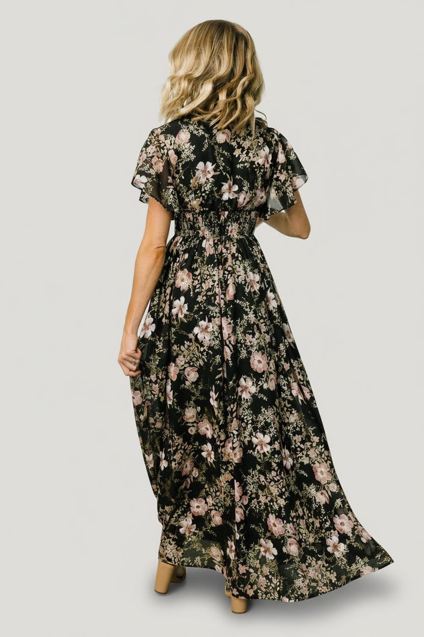Lynlee Metallic Maxi Dress | Topaz | Baltic Born