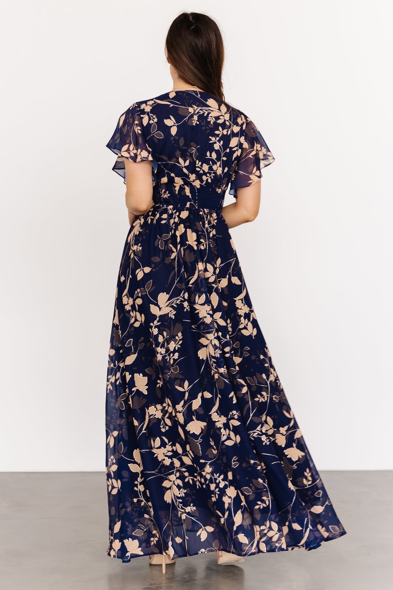 Lynlee Metallic Maxi Dress | Topaz | Baltic Born