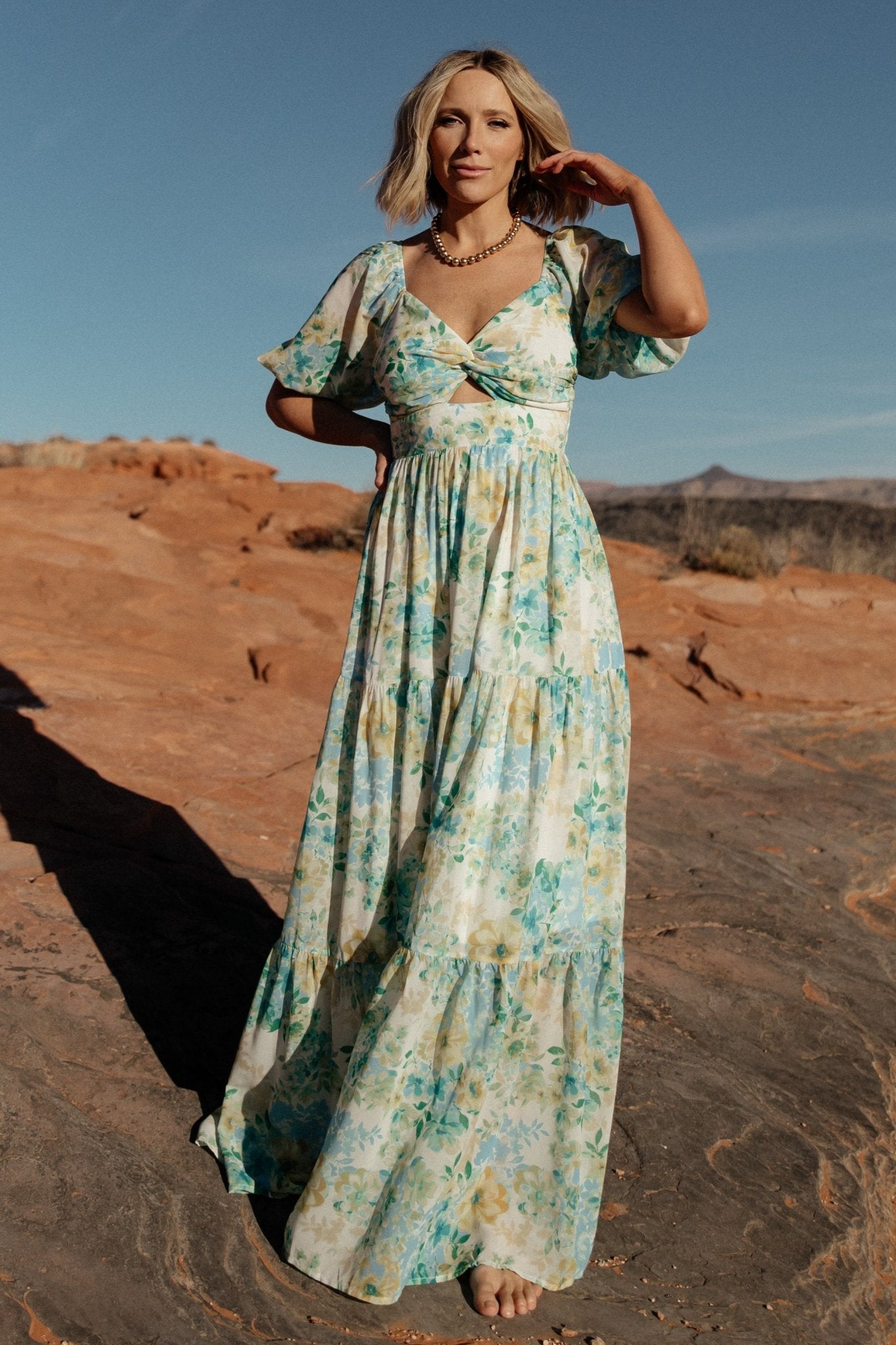 Maya Maxi Dress | Garden Multi | Baltic Born