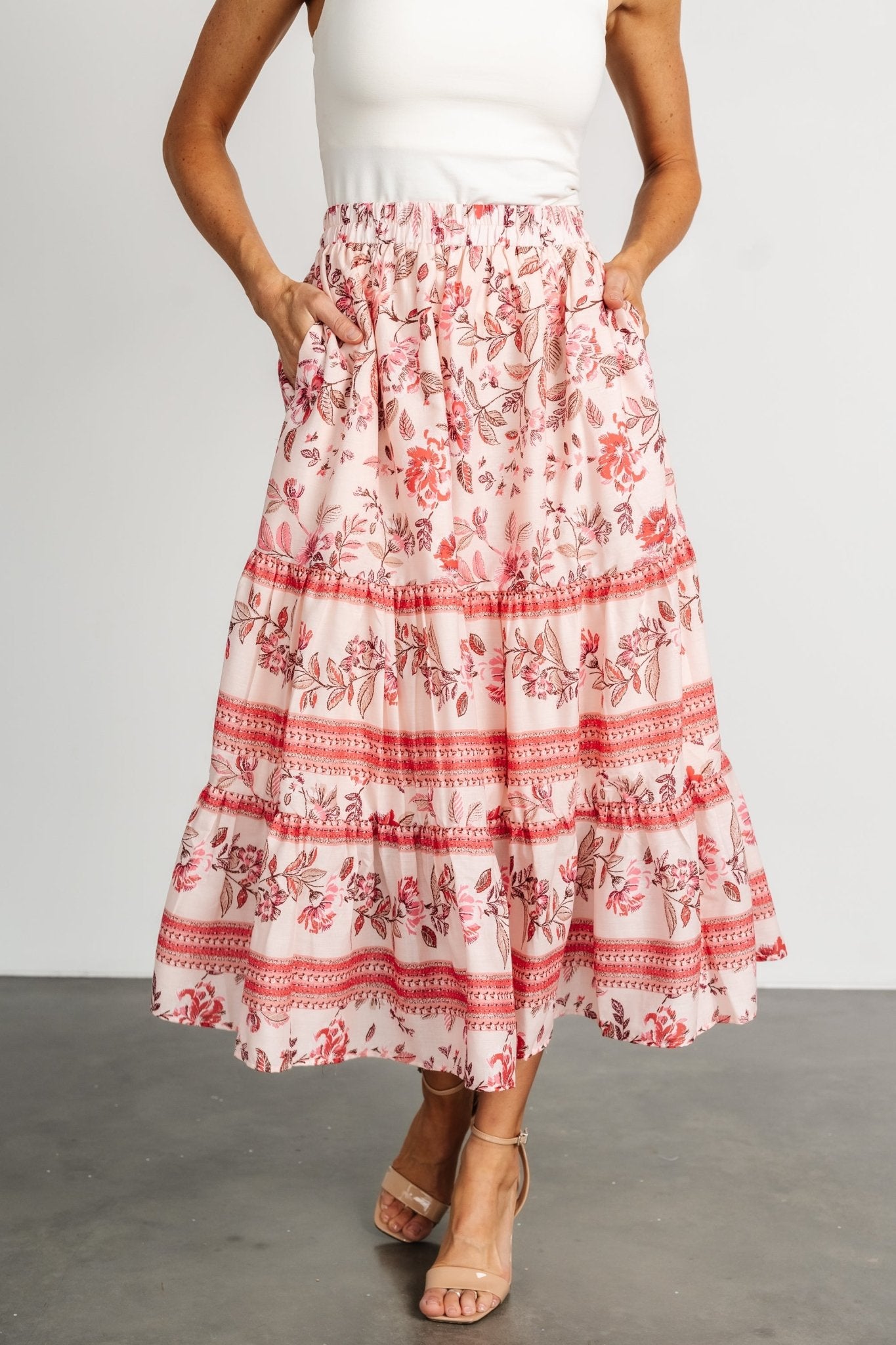 Meg Skirt | Blush Multi – Baltic Born
