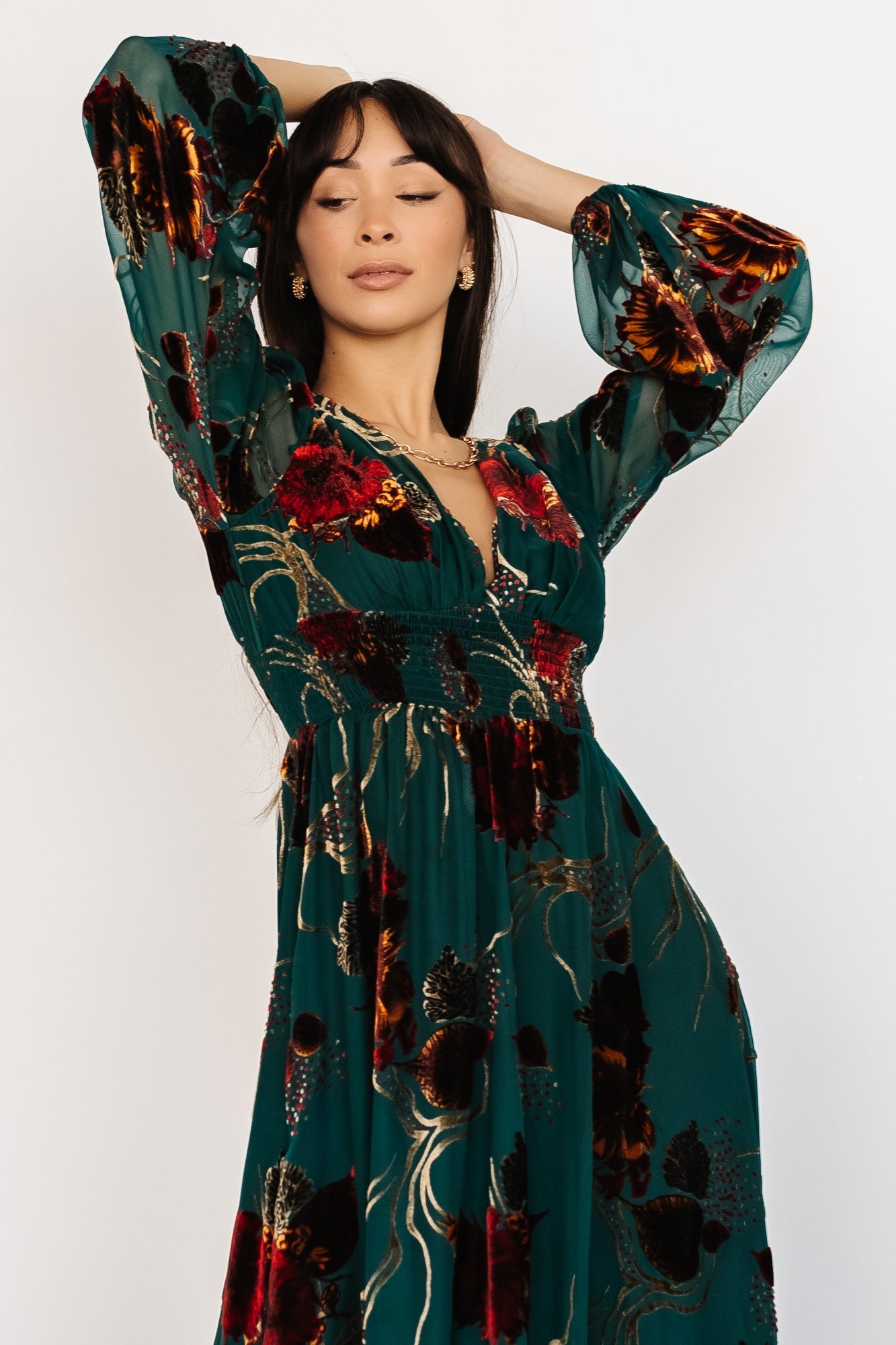 Mikla Maxi Dress | Jade Multi – Baltic Born