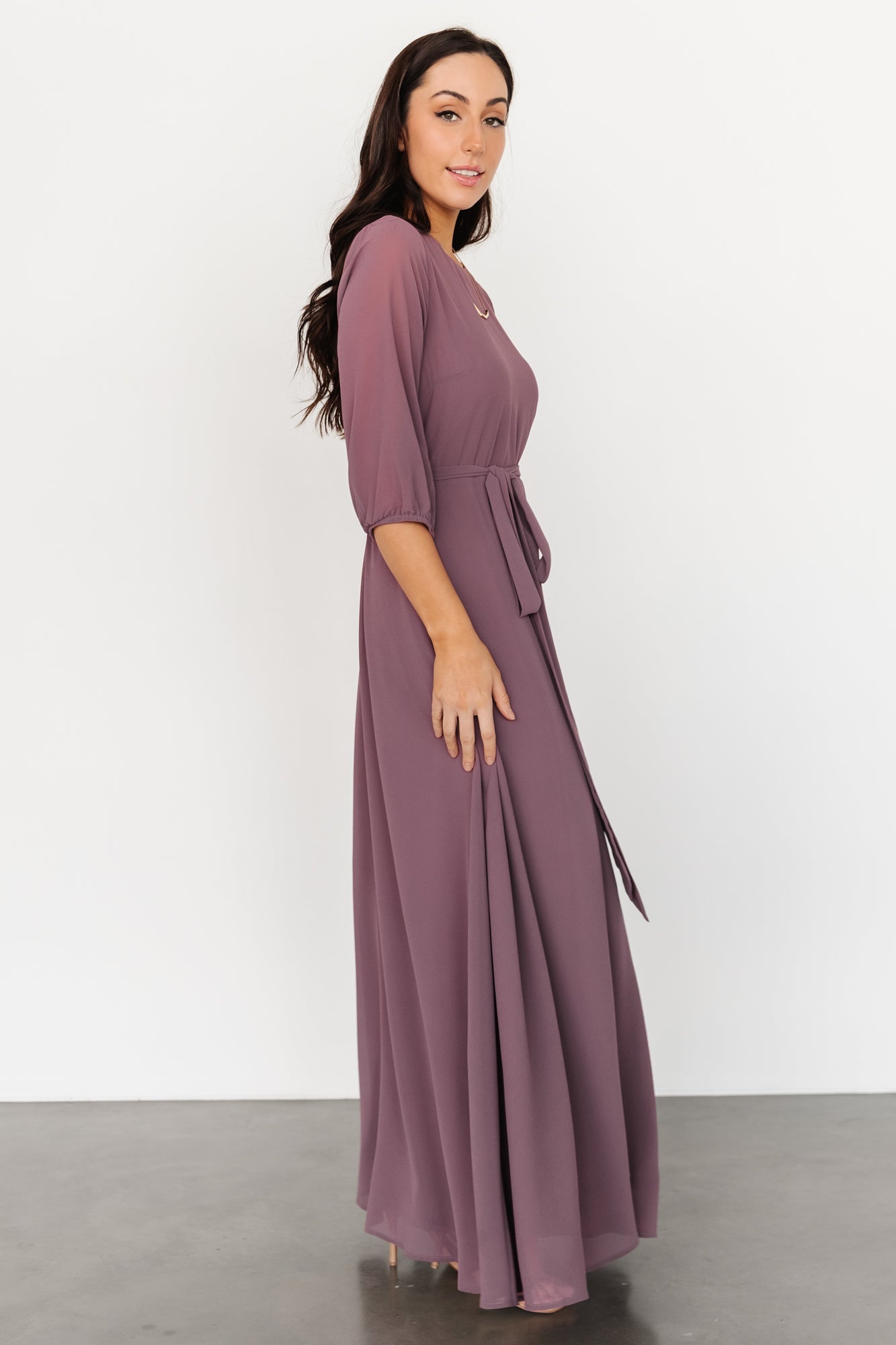 Rebecca Maxi Dress | Vintage Plum | Baltic Born