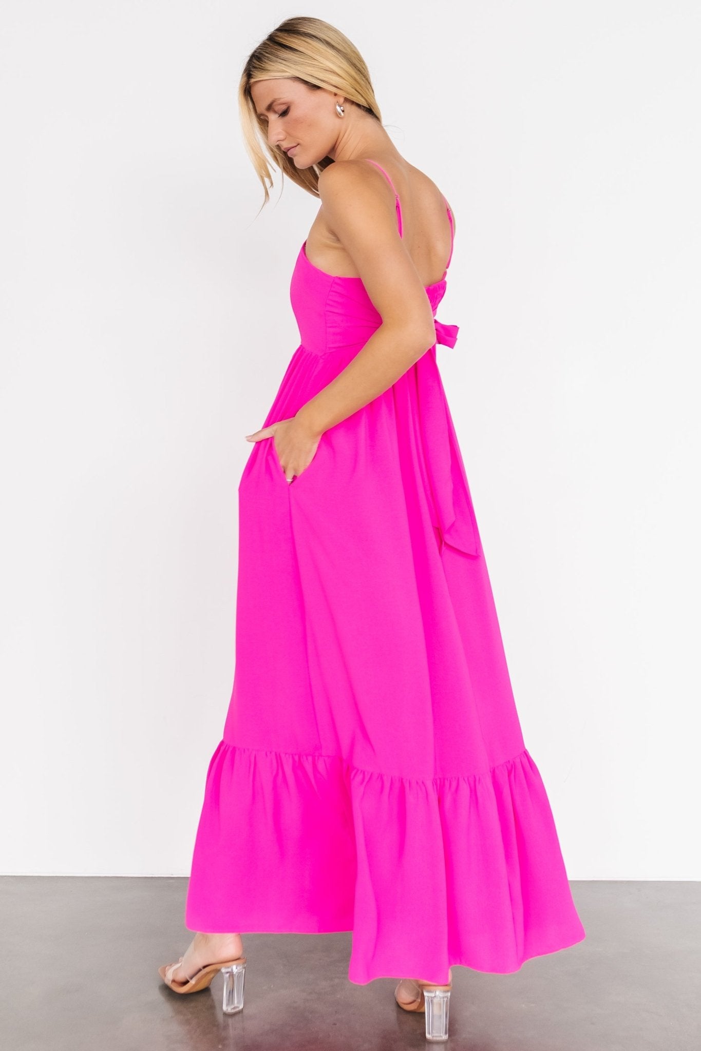 Regan Tank Maxi Dress | Fuchsia | Baltic Born