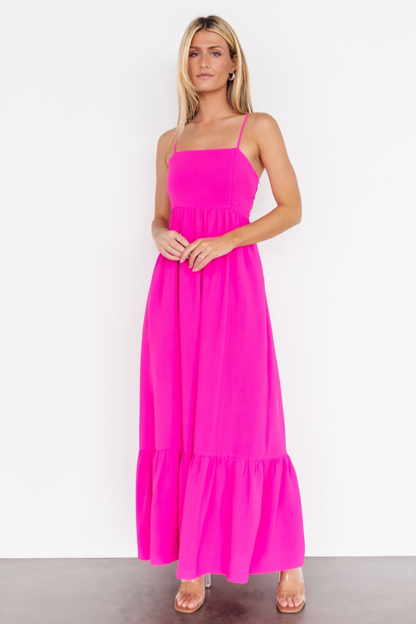 Regan Tank Maxi Dress | Fuchsia | Baltic Born