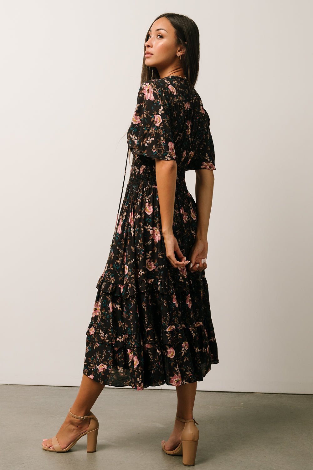 Spell Boho Midi Dress | Midnight Garden – Baltic Born