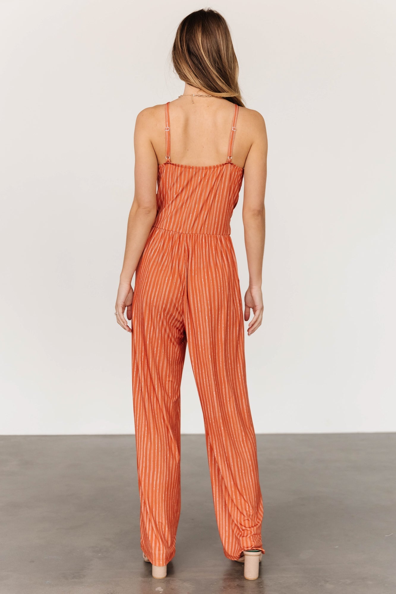 Zuri Tank Jumpsuit | Navy Stripe | Baltic Born